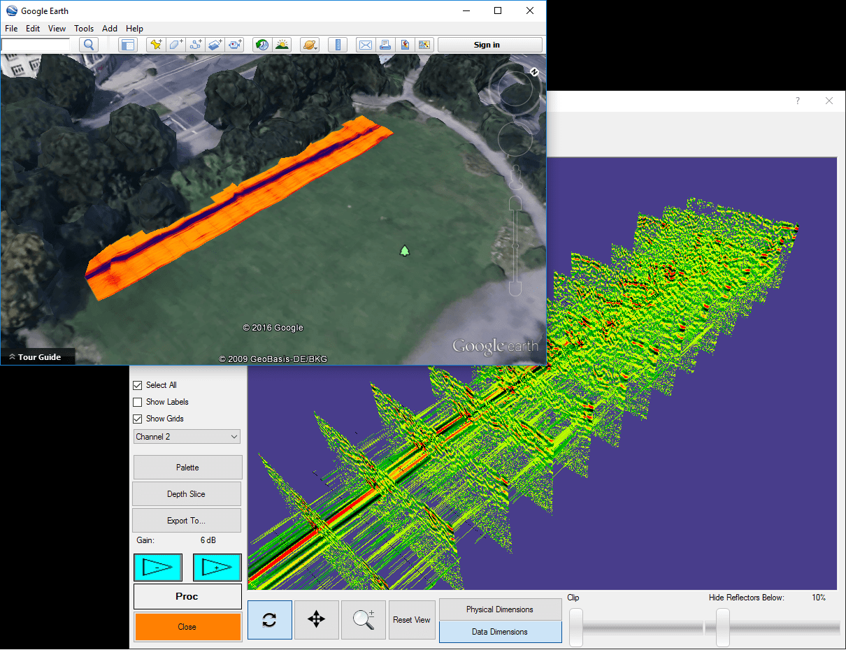 3D Imaging & Modeling GPR Software - US Radar